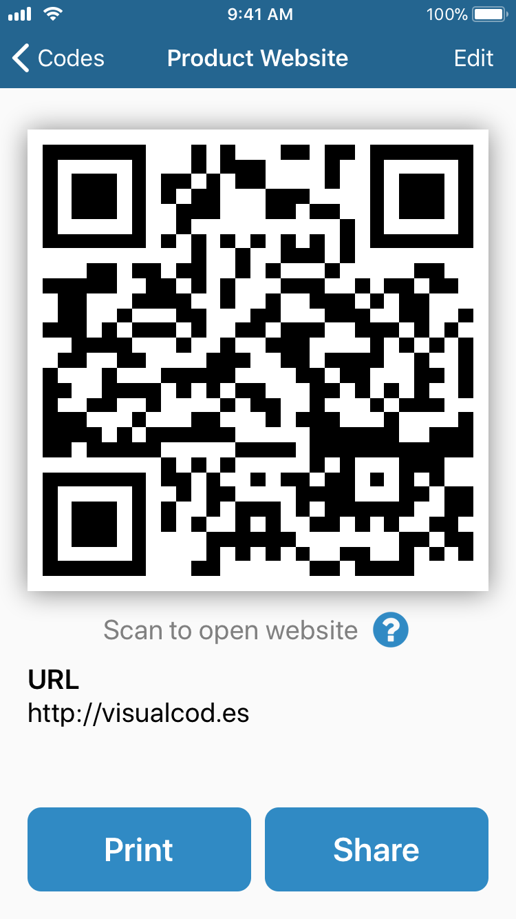 Visual Codes QR Code Generator For IPhone And IPad Visual Codes QR Code Generator For IPhone And IPad